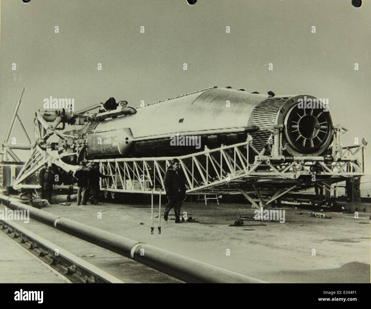 This image showcases the Convair/General Dynamics Atlas missile program ...