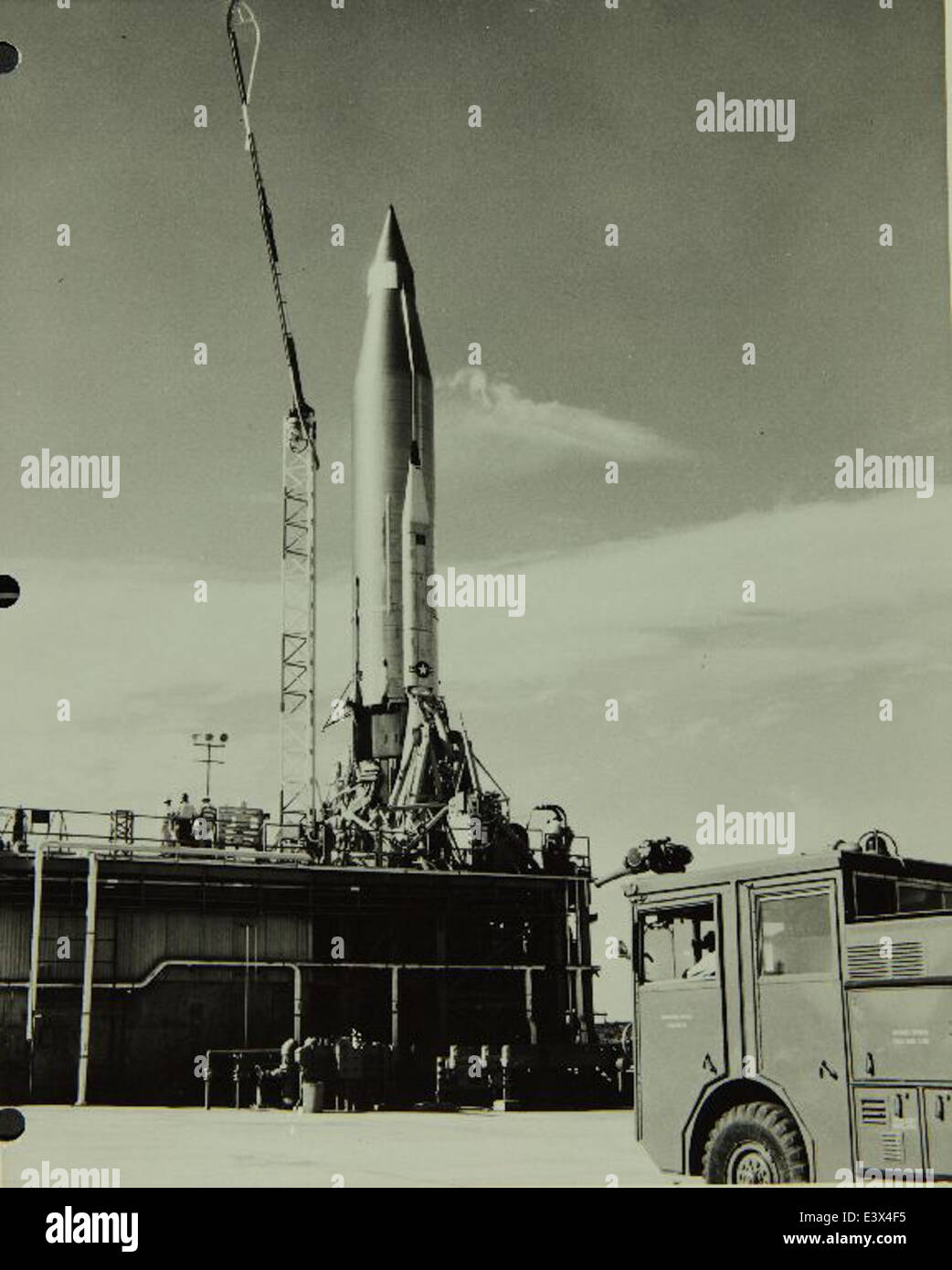 This image depicts the Convair/General Dynamics Atlas, a crucial space ...