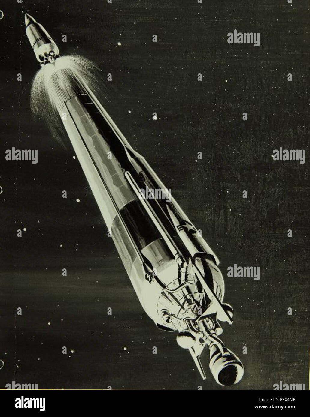 This image depicts the Atlas development at the Convair/General ...