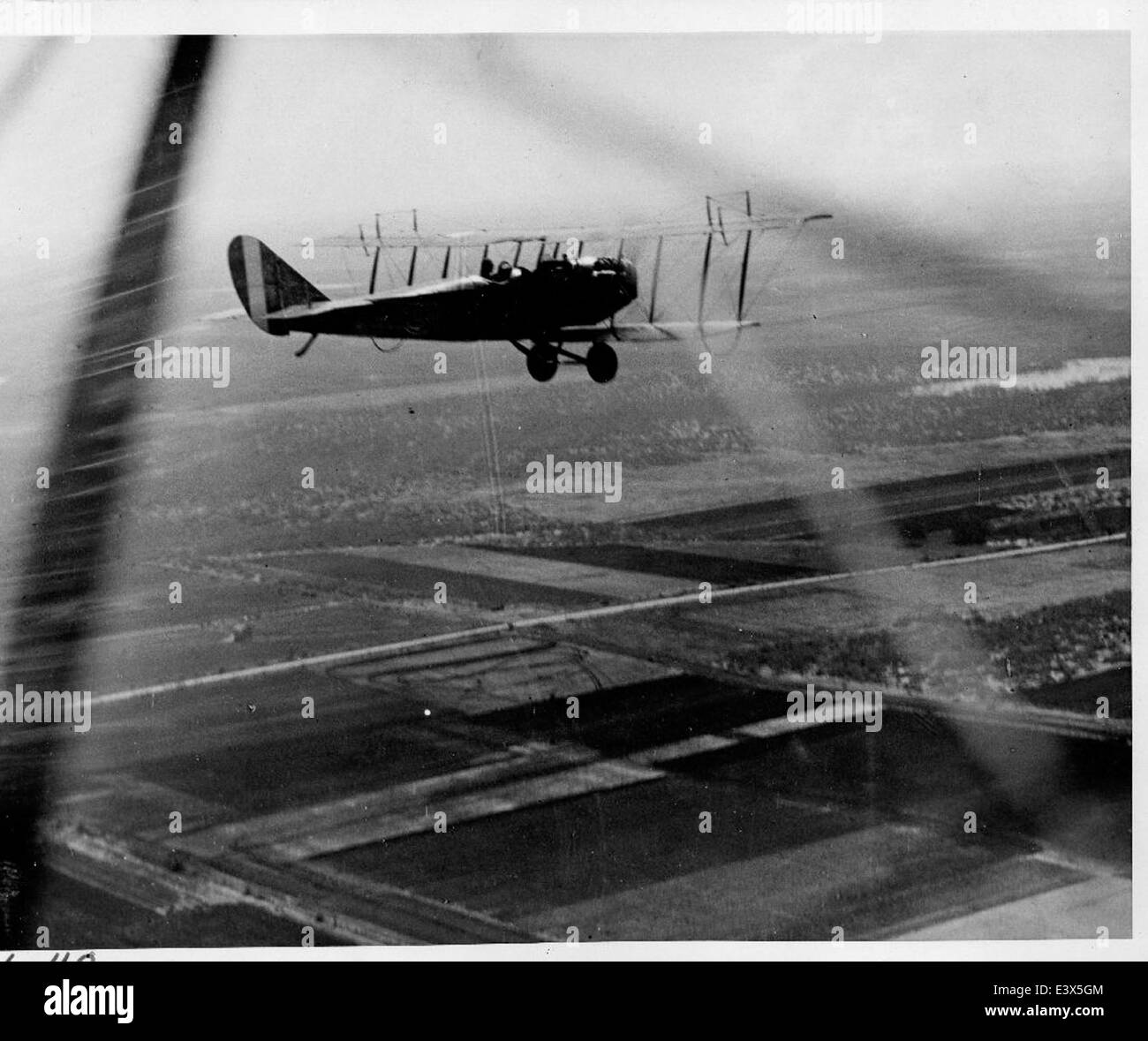 The JN-4 'Jenny,' registration 04-00020, is shown in flight in this ...
