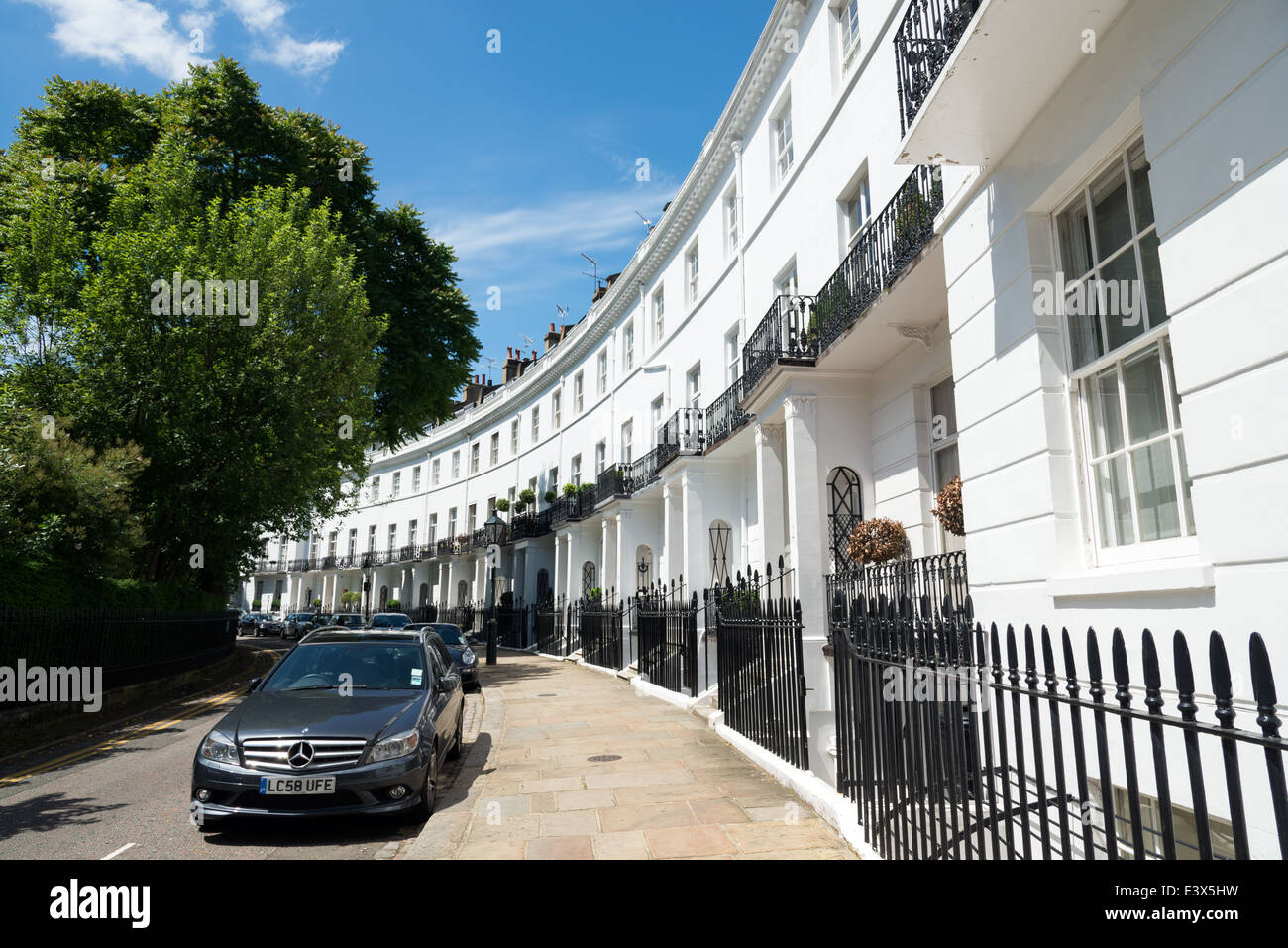 Pelham Crescent, Chelsea, London, England, UK Stock Photo - Alamy