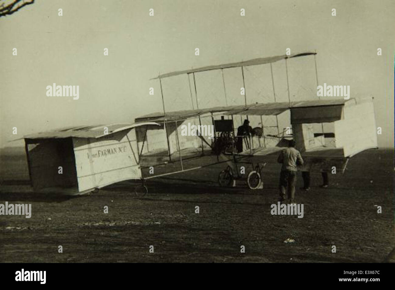 The Farman III was a pioneering French biplane, designed by Henry ...