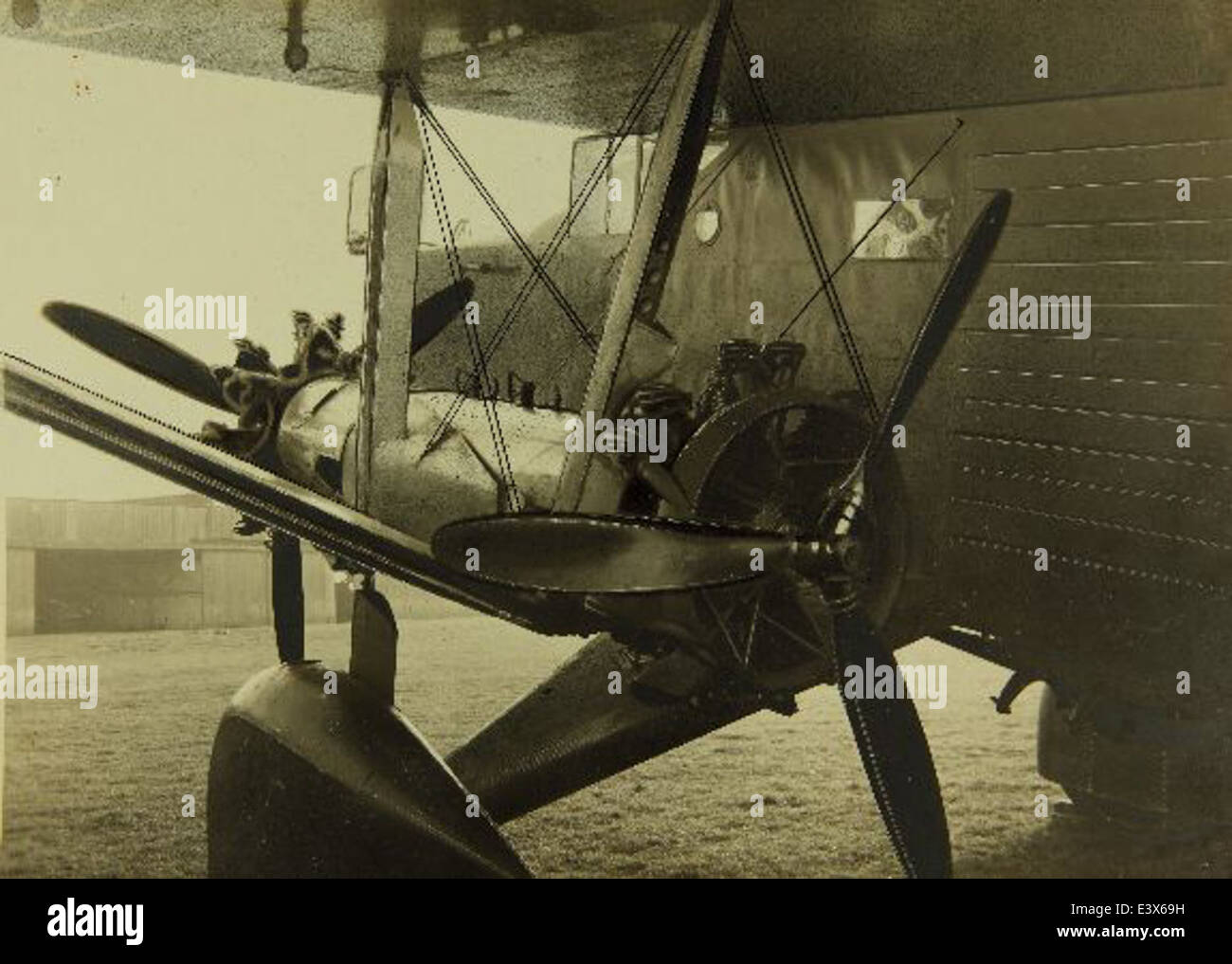 The Farman F-221, an early 20th-century French aircraft, is featured in ...