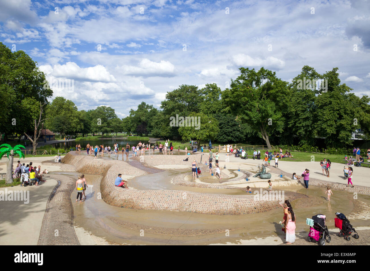 Children's play area in Victoria Park, London, UK Stock Photo - Alamy