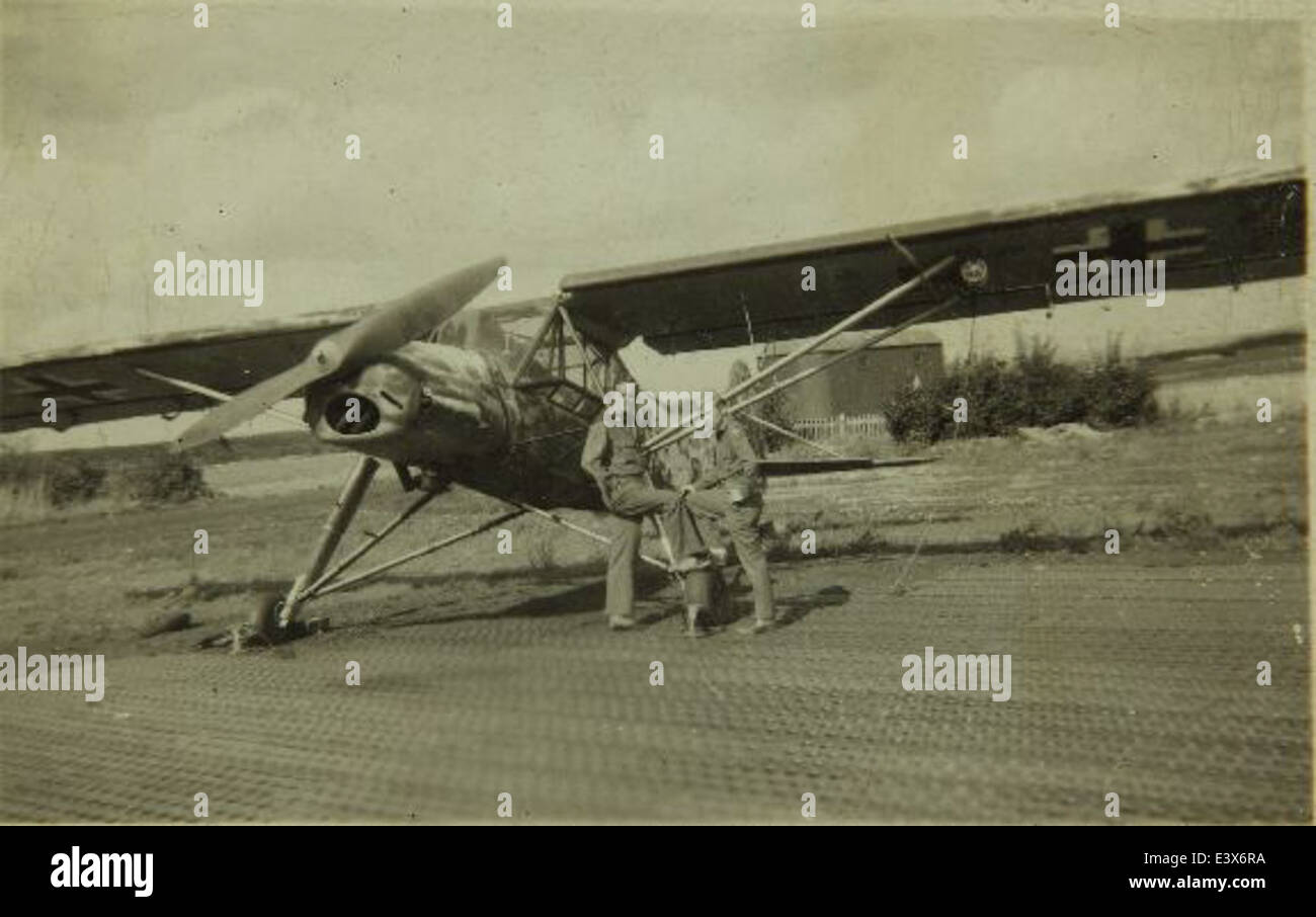 The Fiesler Fi-156 Storch was a German reconnaissance and liaison ...