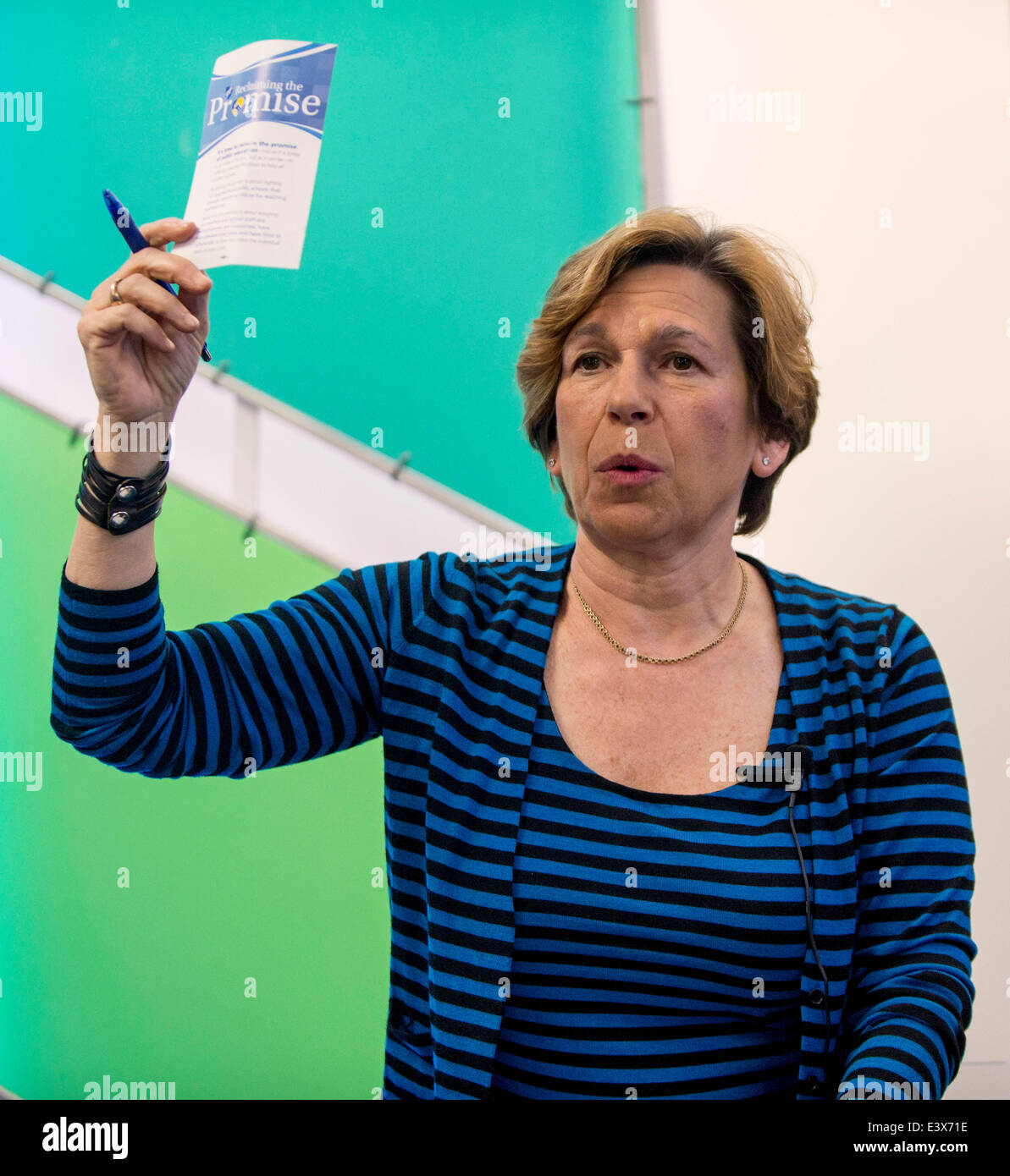 Aspen, Colorado, USA. 28th June, 2014. RANDI WEINGARTEN, President of ...