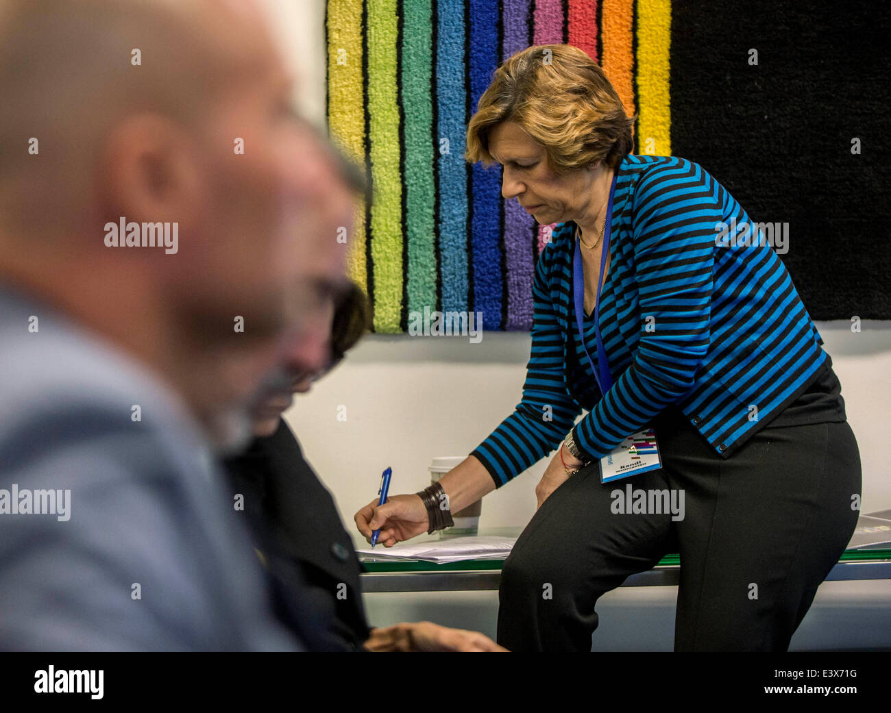 Aspen, Colorado, USA. 28th June, 2014. RANDI WEINGARTEN, President of ...