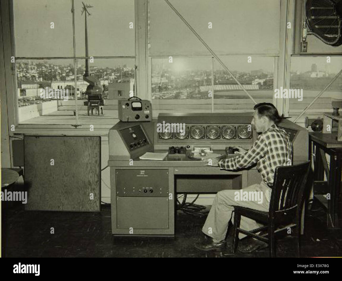 This image shows the Convair and General Dynamics plant, a major center ...