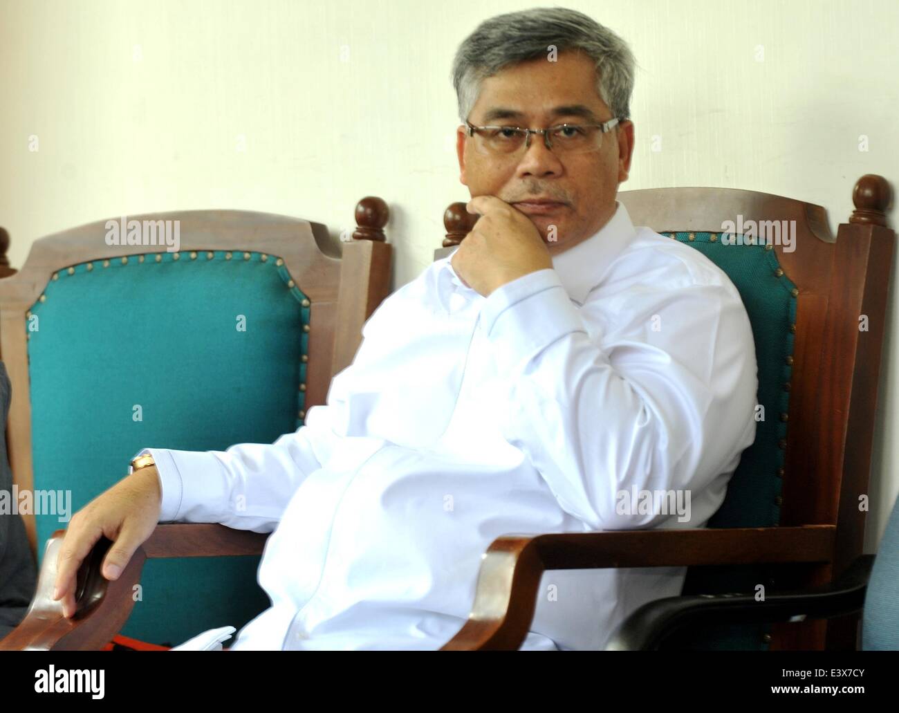 Jakarta, Indonesia. 30th June, 2014. Former Chief of Judges at ...