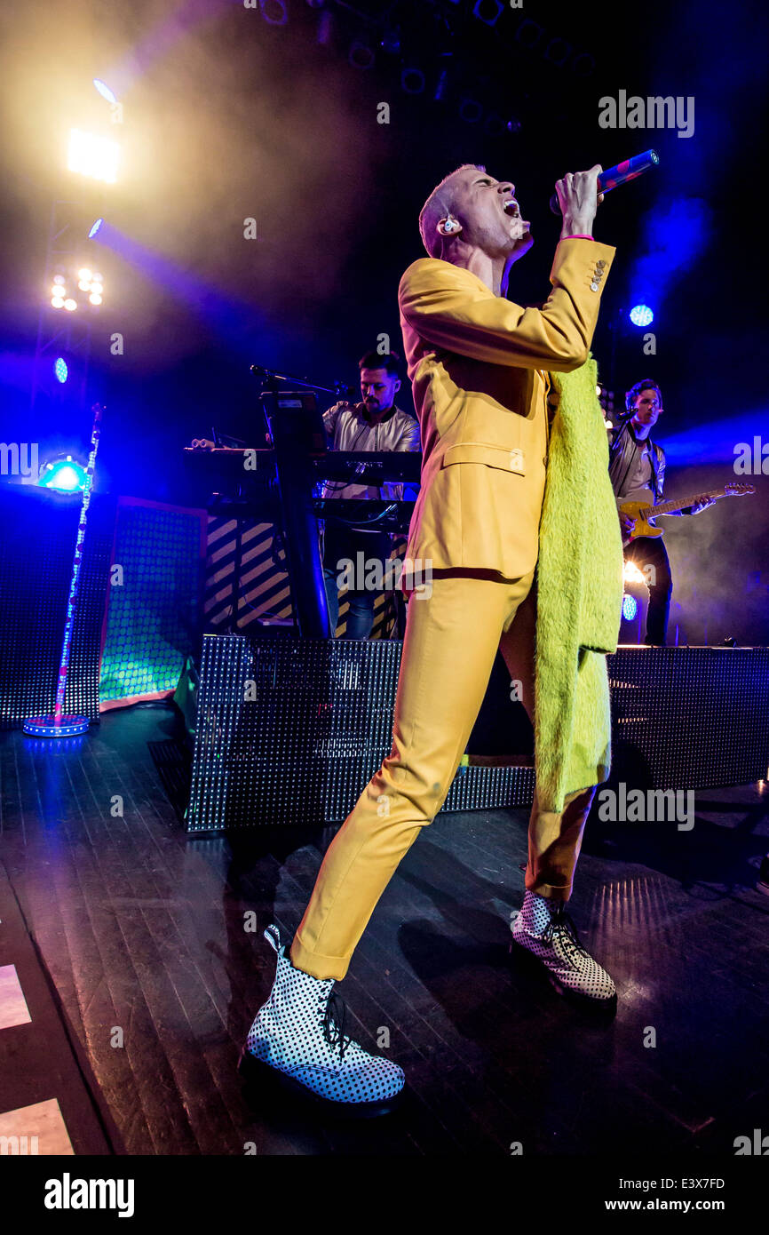Detroit, Michigan, USA. 30th June, 2014. TYLER GLENN of NEON TREES ...