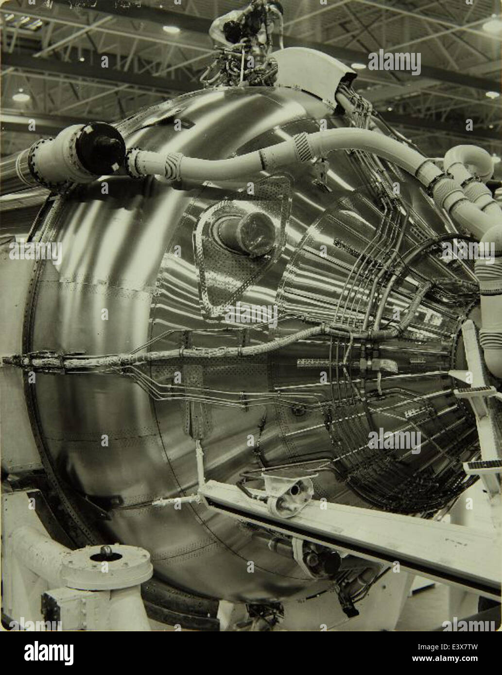 Photograph of the Convair/General Dynamics factory producing the Atlas ...