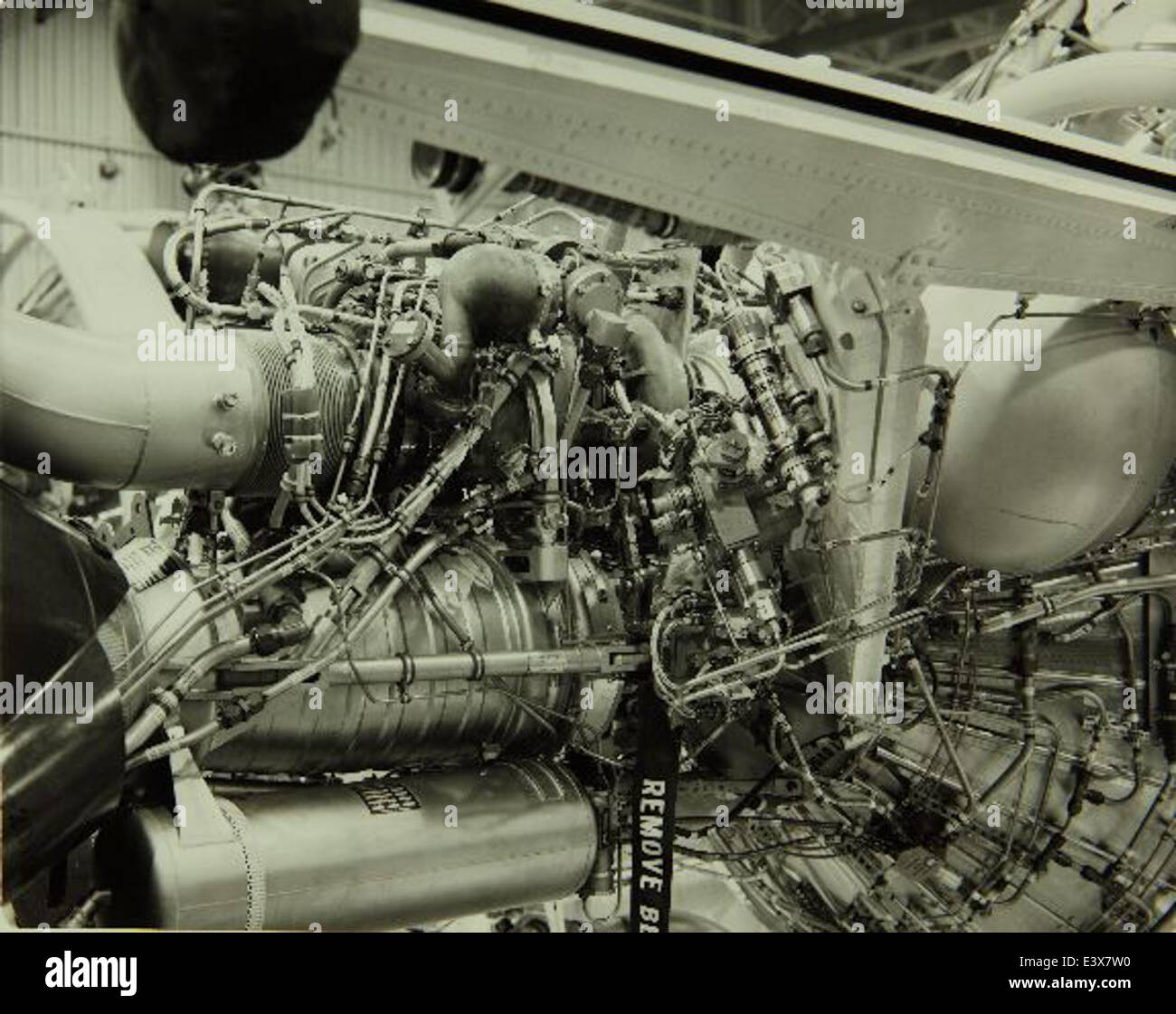 A photograph of the Convair/General Dynamics Atlas missile, taken at ...
