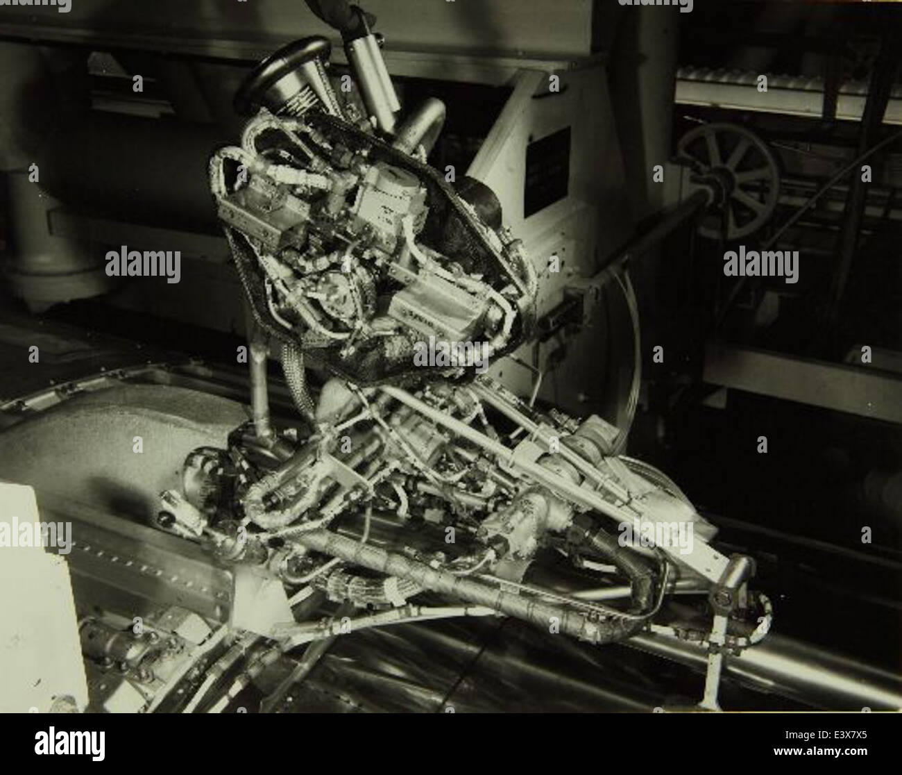 A photograph showcasing the Convair/General Dynamics factory, where the ...