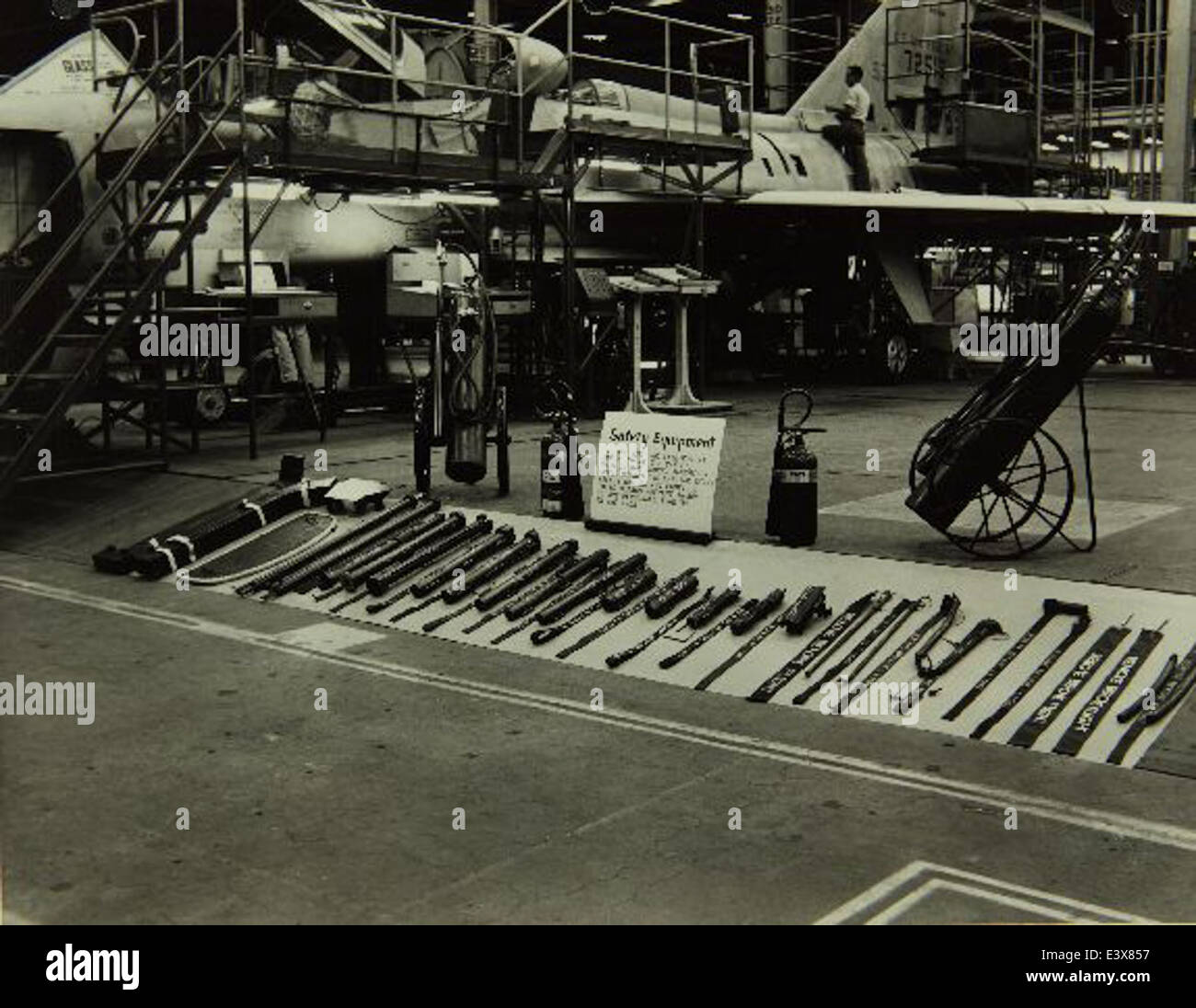 A photograph of the Convair/General Dynamics aerospace plant in San ...