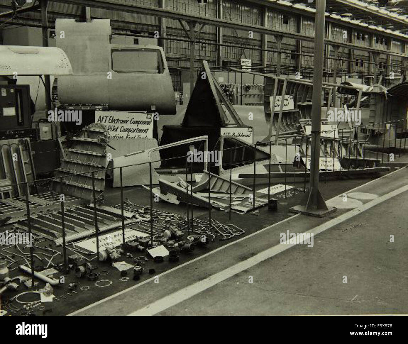 Photograph of the Convair/General Dynamics aerospace factory in San ...