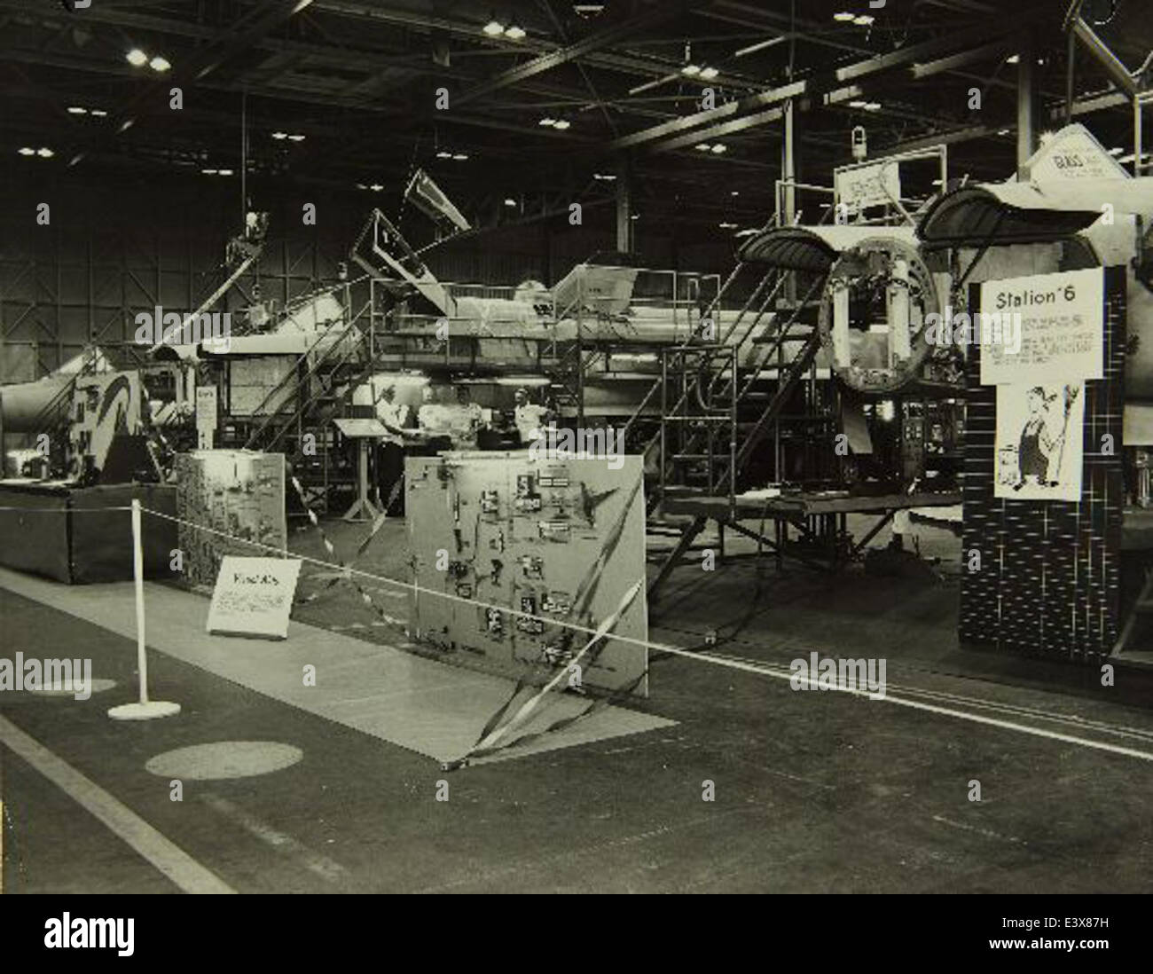 A photograph of the Convair/General Dynamics aerospace manufacturing ...