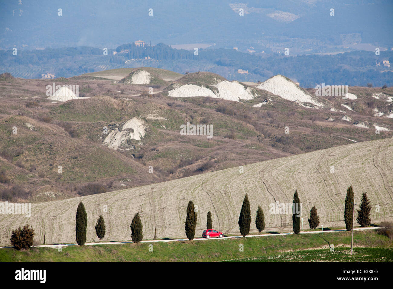 landscape, crete senesi, siena, tuscany, italy, europe Stock Photo - Alamy