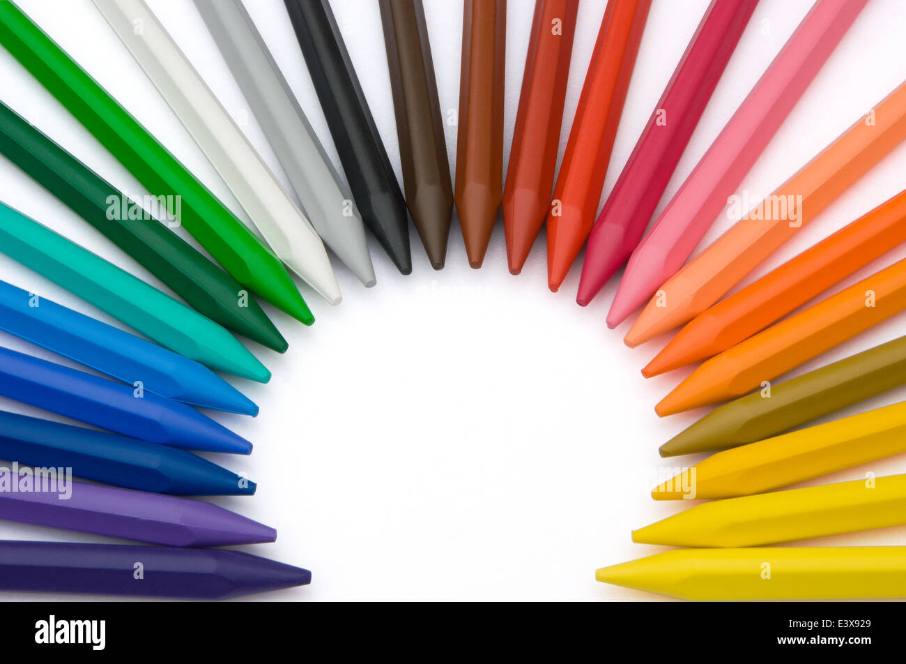 24 crayons hi-res stock photography and images - Alamy