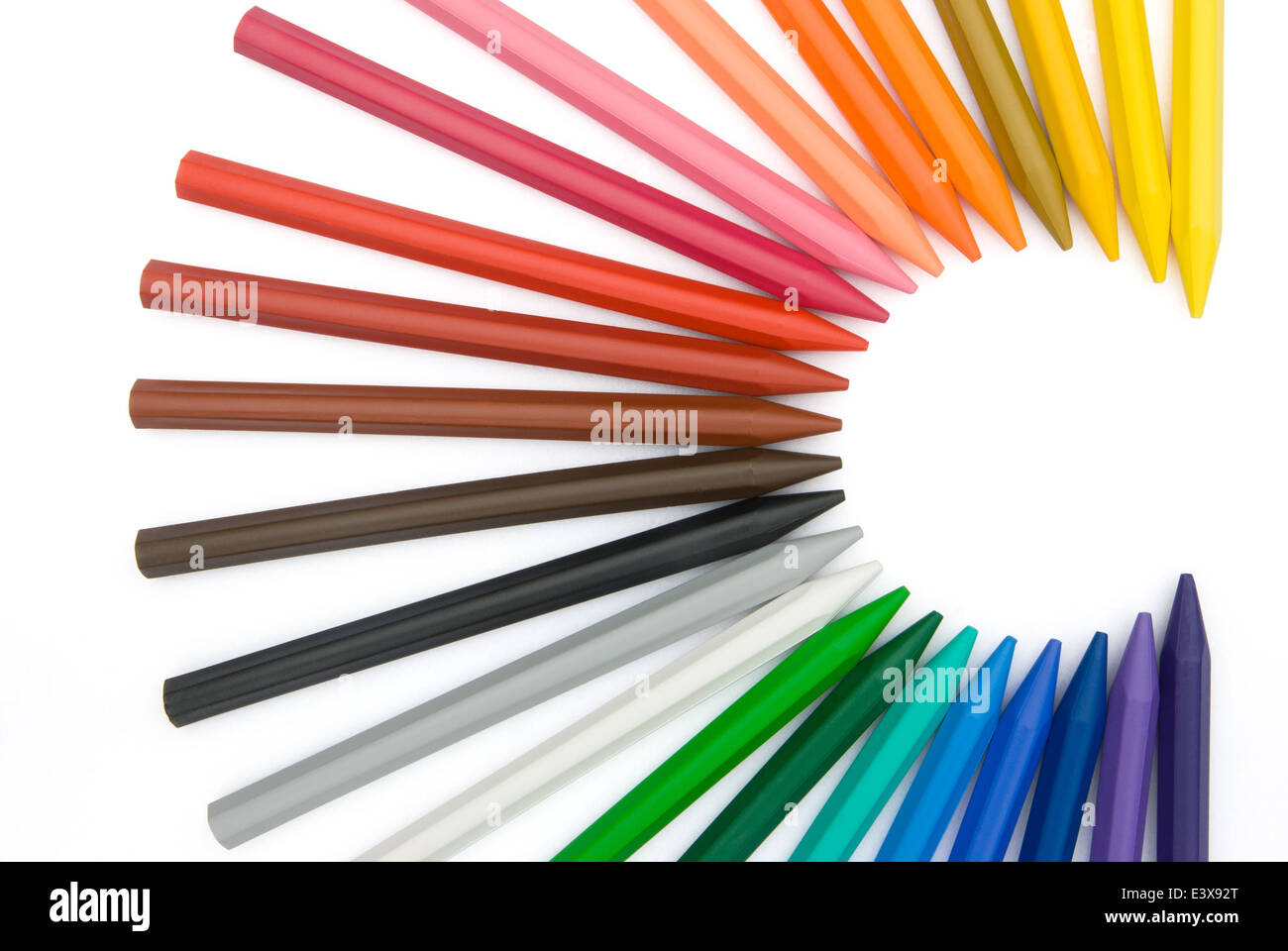 24 crayons hi-res stock photography and images - Alamy