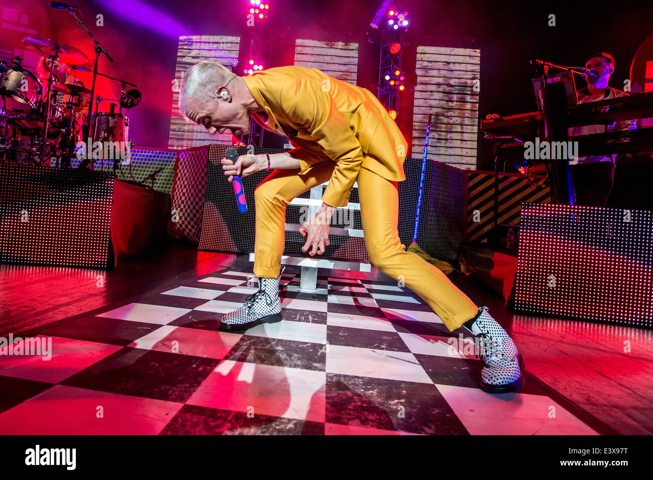 Detroit, Michigan, USA. 30th June, 2014. TYLER GLENN of NEON TREES ...