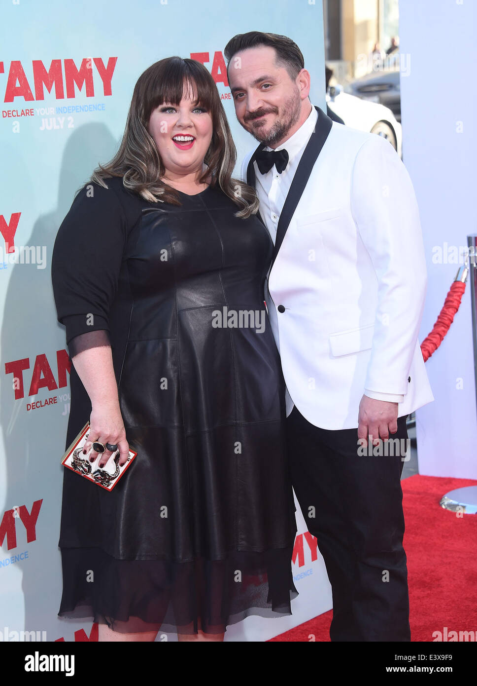 Hollywood, California, USA. 30th June, 2014. Melissa McCarthy & Ben ...