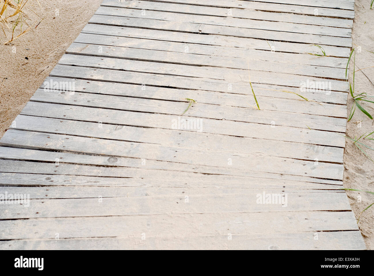 Wooden plank path Stock Photo - Alamy