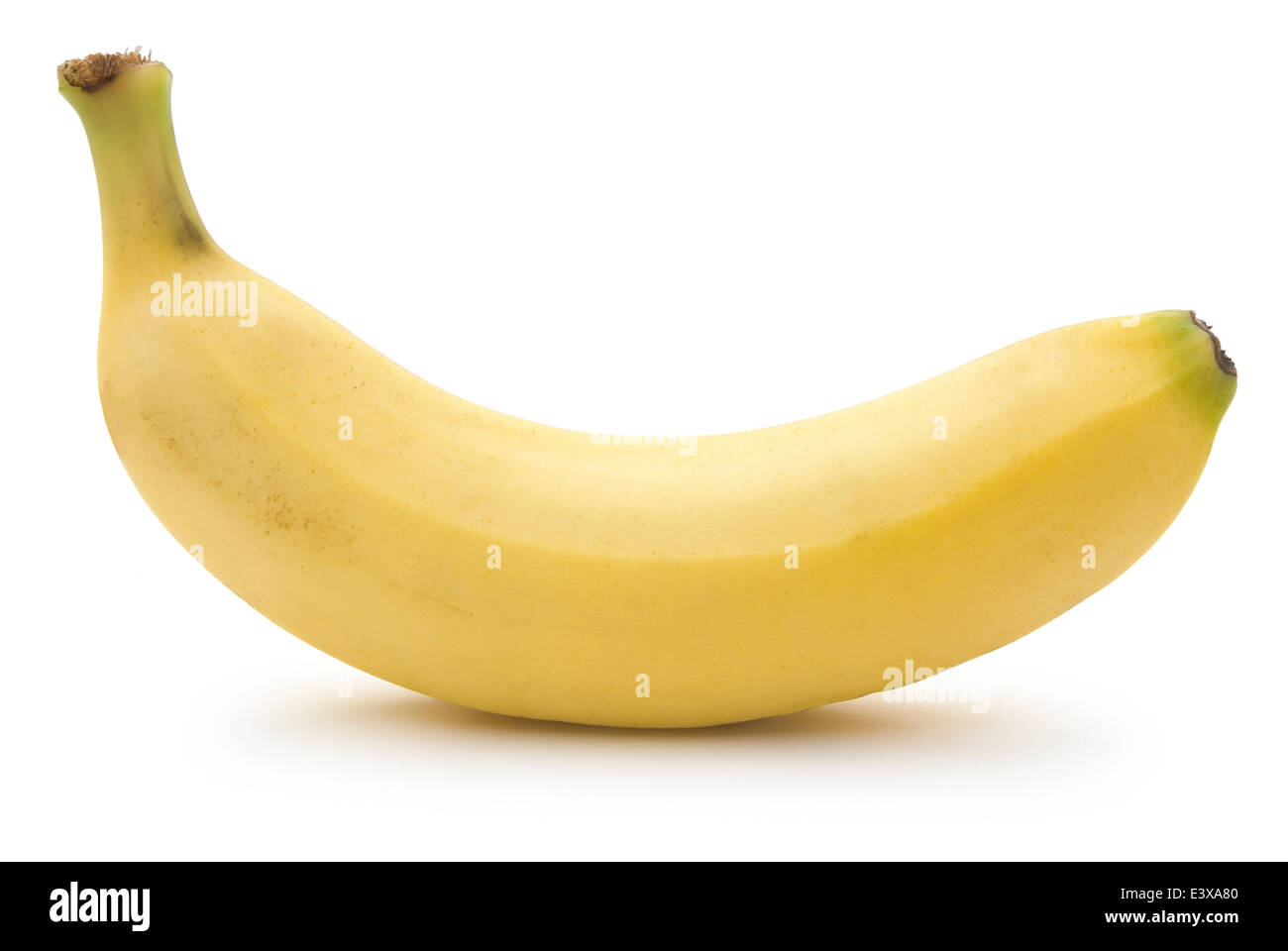 banana isolated on white with clipping path Stock Photo - Alamy