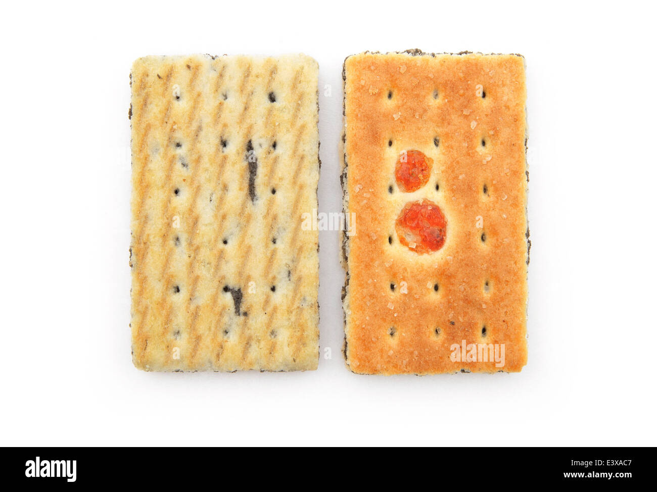 biscuit with grape filling front and back Stock Photo - Alamy