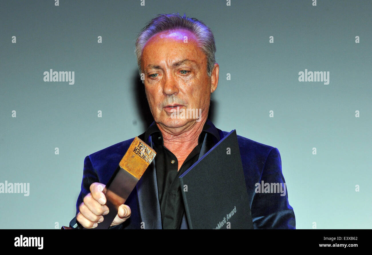 Munich, Germany. 30th June, 2014. German actor Udo Kiefer is awarded ...