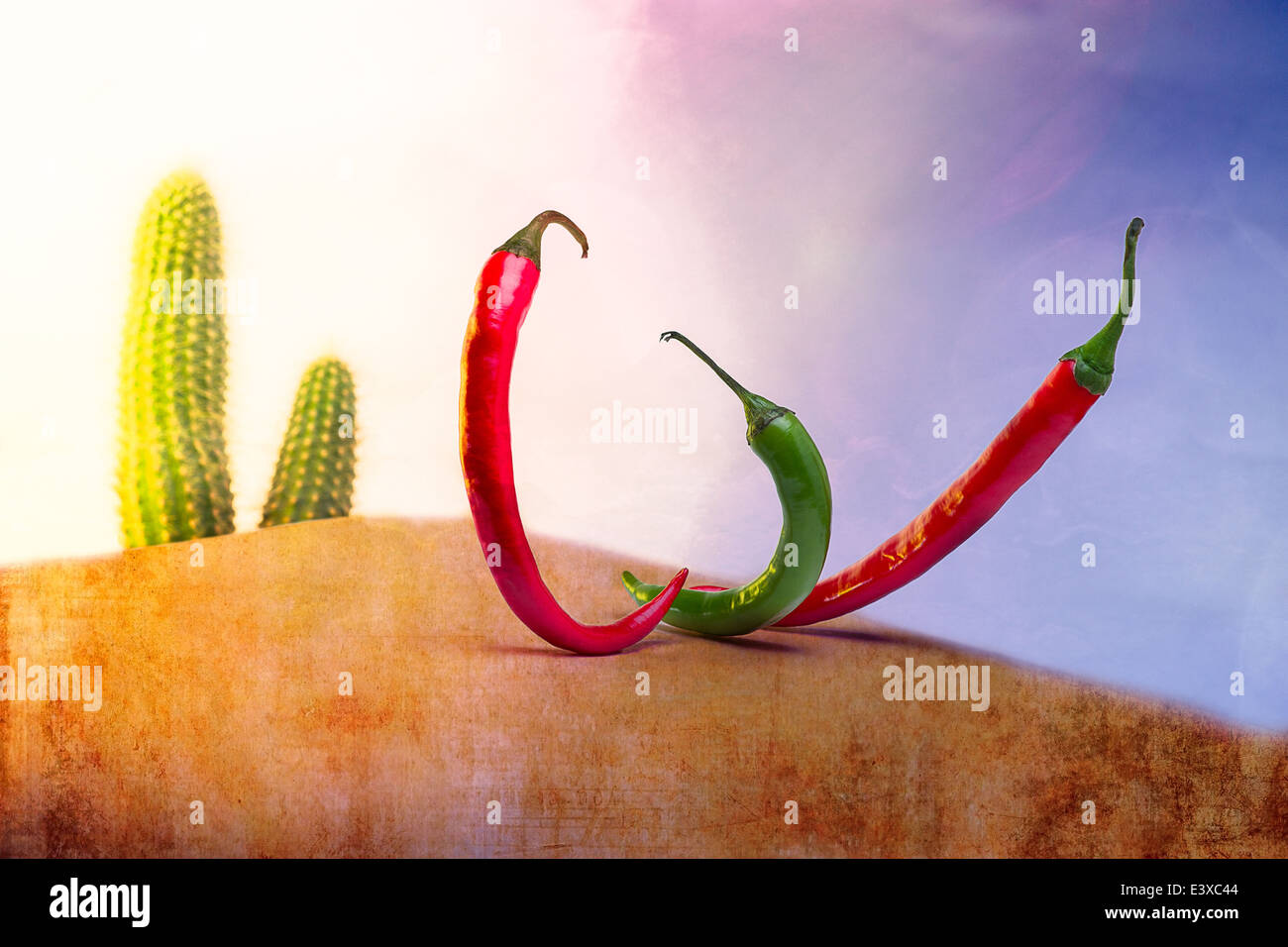 The Red, The Hot, The Chili. Three Amigos on the watch. Early morning ...