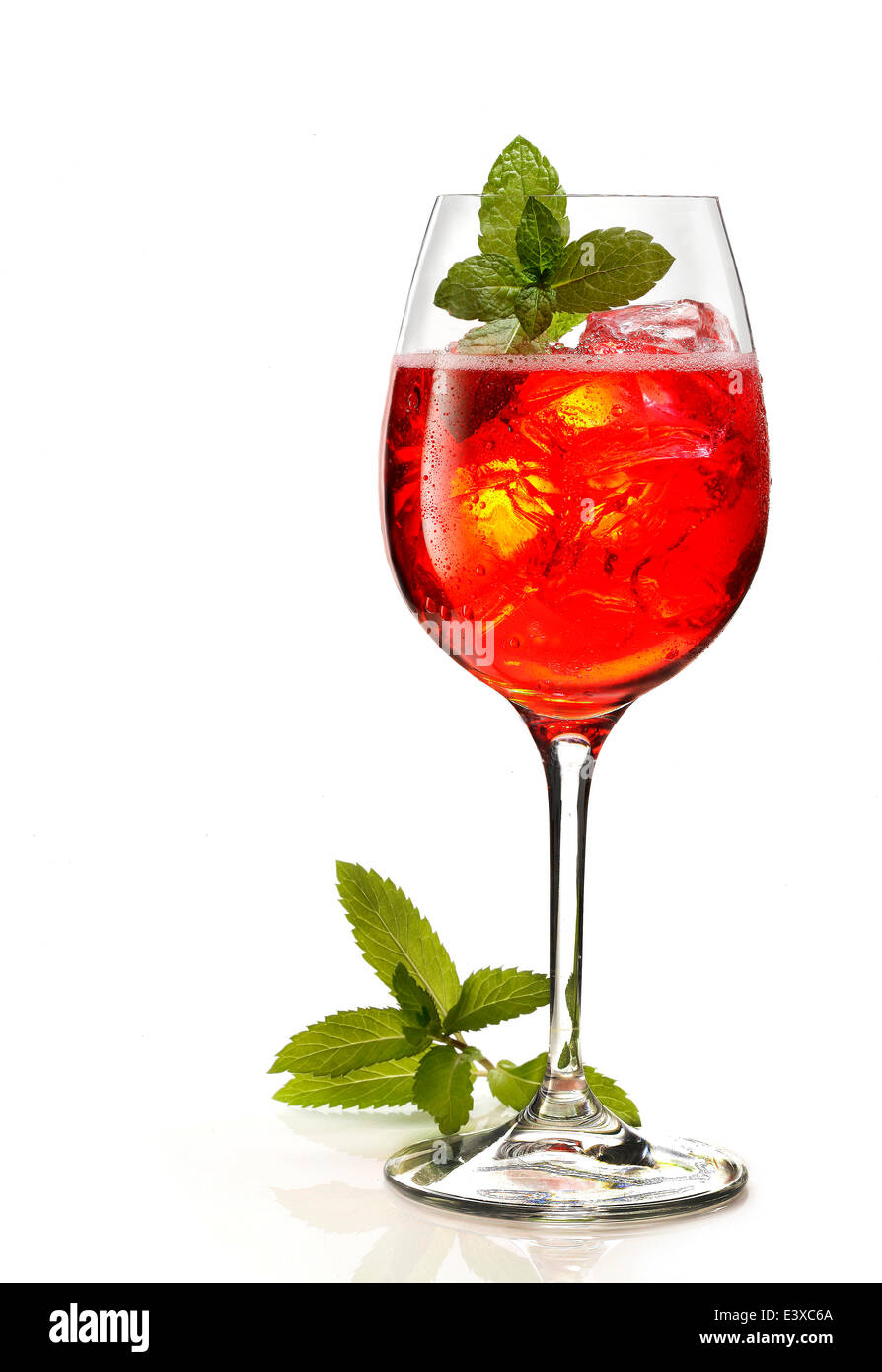 Tocco Rosso cocktail Stock Photo - Alamy