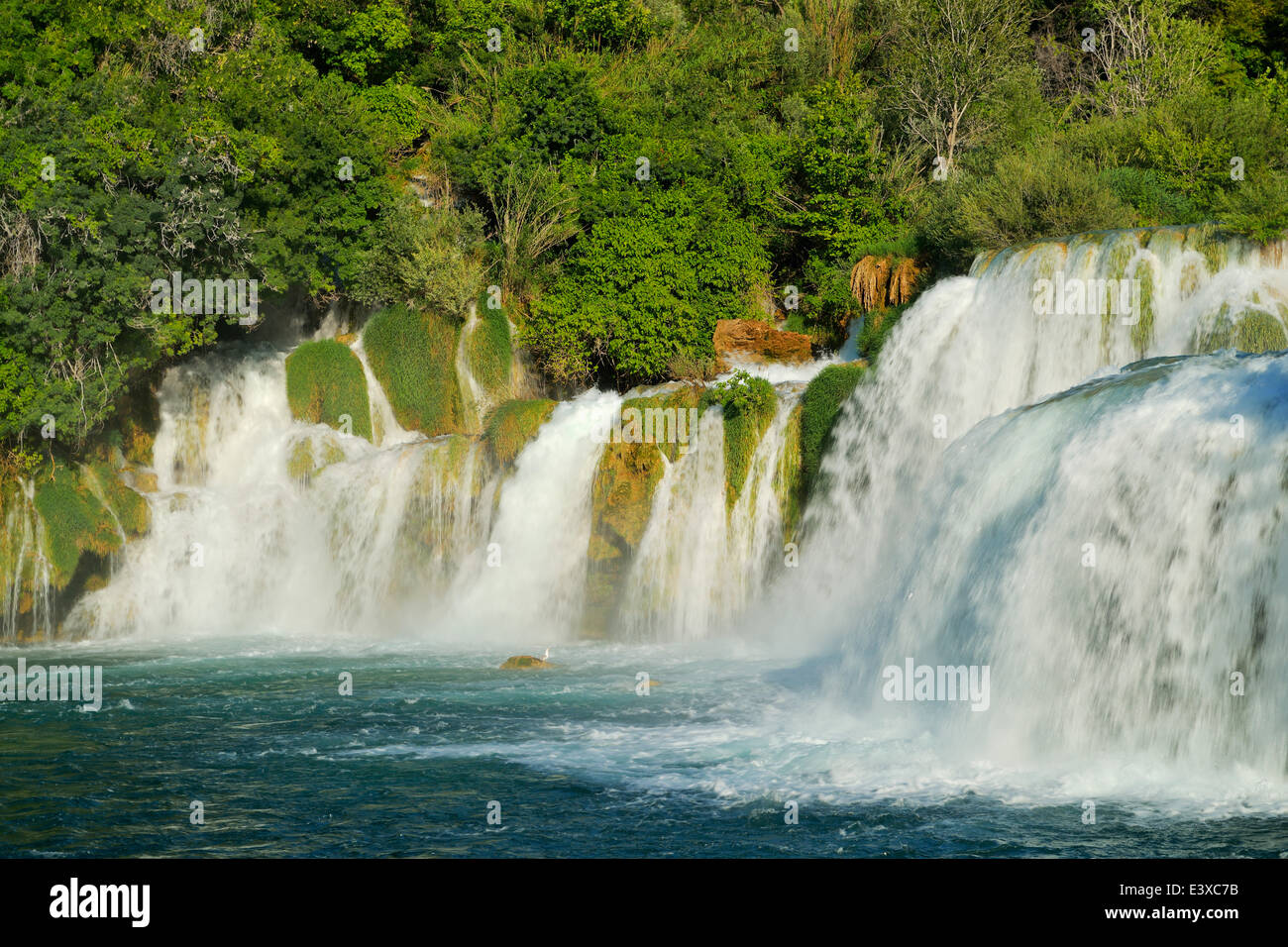 Skradinski buk waterfall, Krka National Park, Dalmatia, Croatia Stock Photo - Alamy