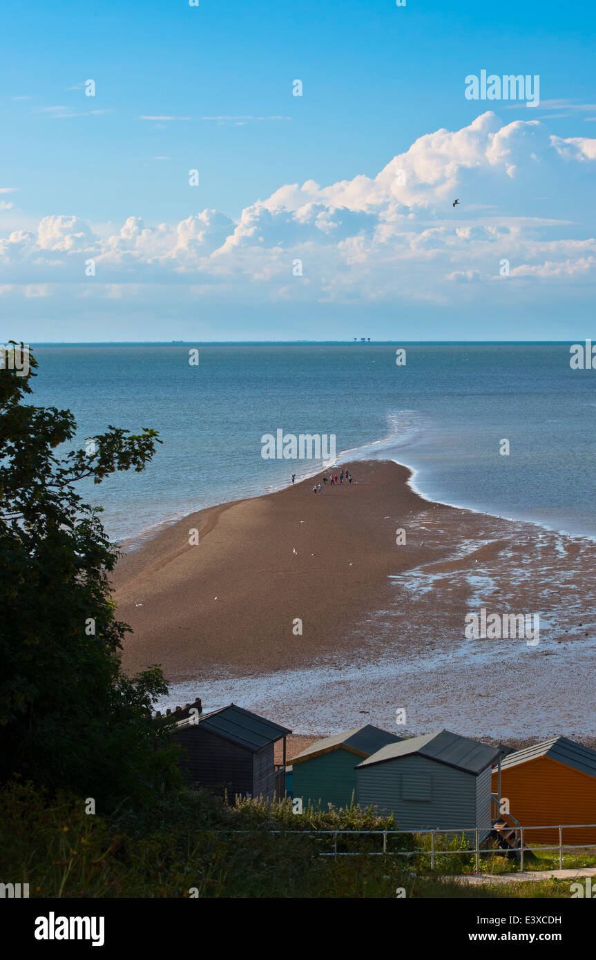 The Street natural strip of shingle bank Tankerton Beach Whitstable ...