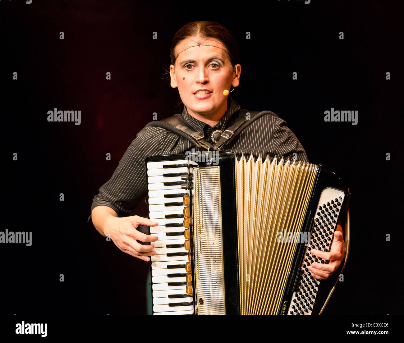 German musician, singer, actress, and comedian Carmela de Feo has a ...