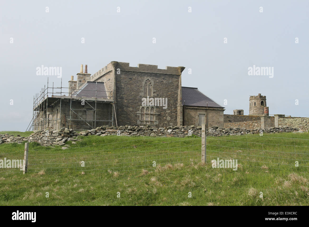 Brough Lodge Fetlar Shetland Scotland June 2014 Stock Photo - Alamy