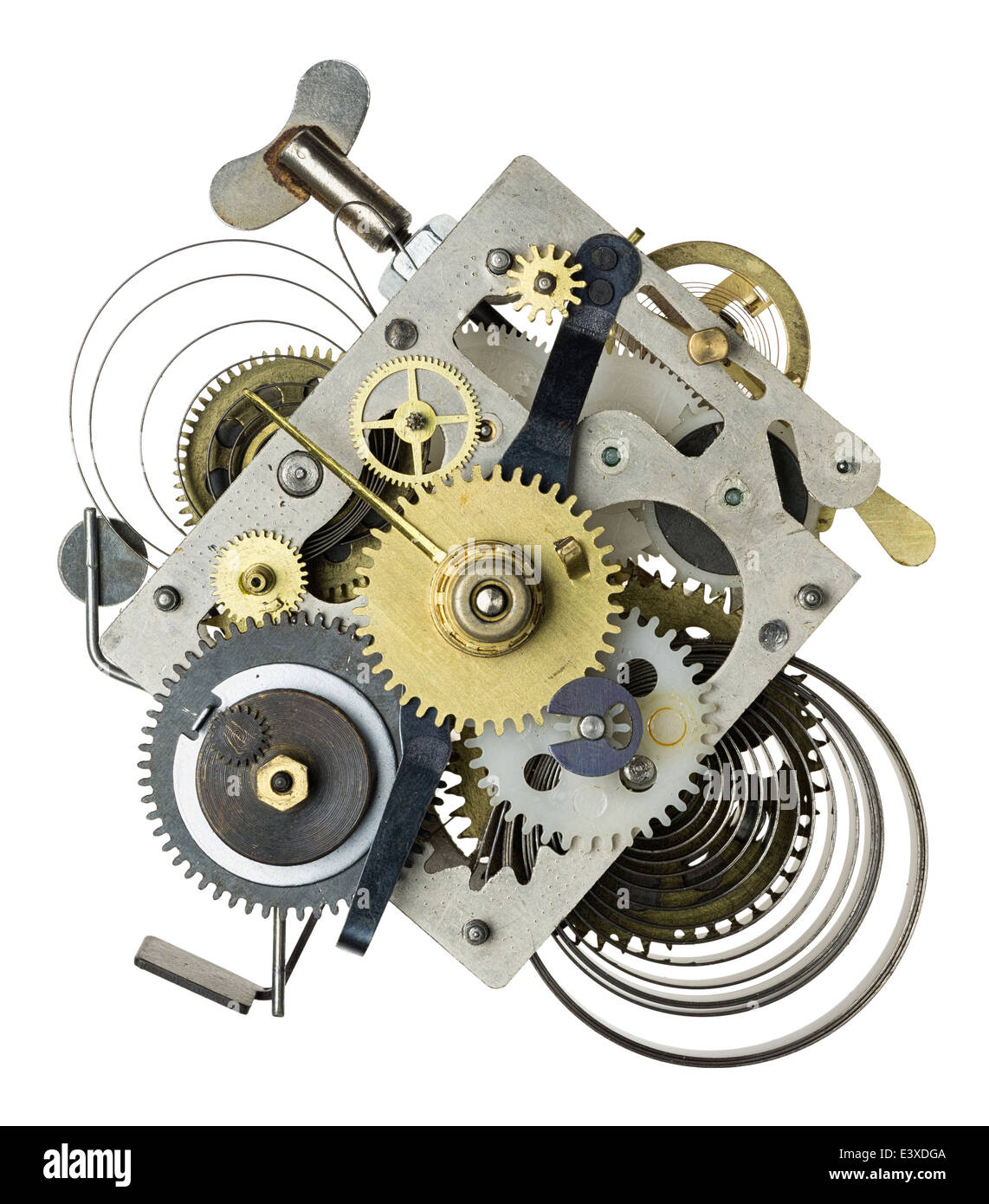 Clock mechanism head Cut Out Stock Images & Pictures - Alamy