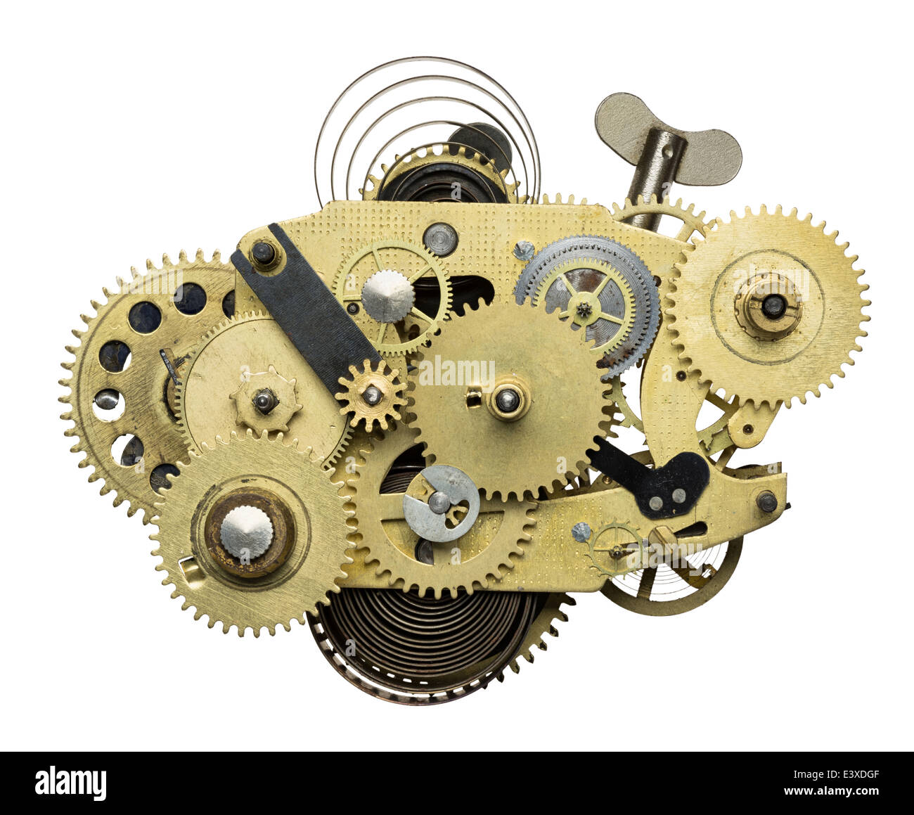 Clock mechanism head Cut Out Stock Images & Pictures - Alamy