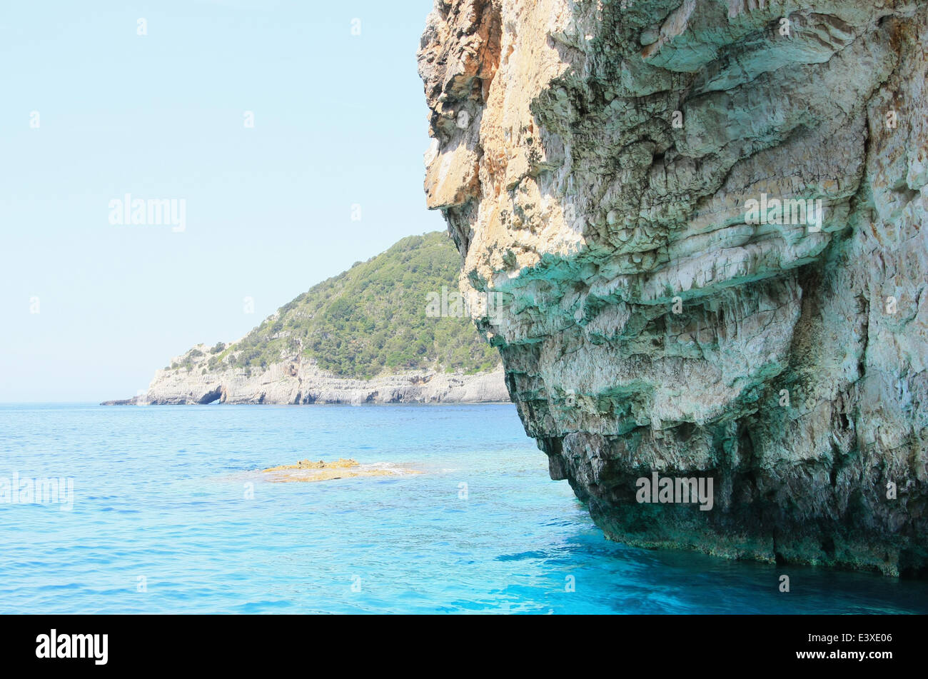 Rocks in Greece Stock Photo - Alamy