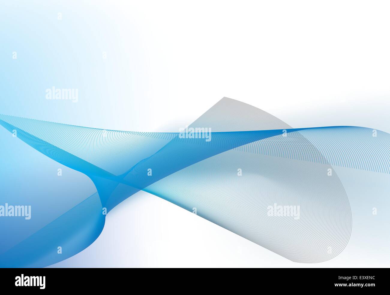 abstract blue lines vector illustration on a white background Stock ...