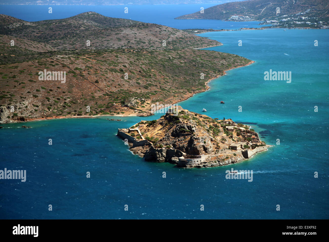 Greece, Crete, Spinaloga island Stock Photo - Alamy