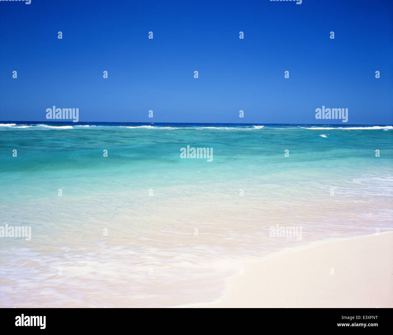 Beach and sea Stock Photo - Alamy
