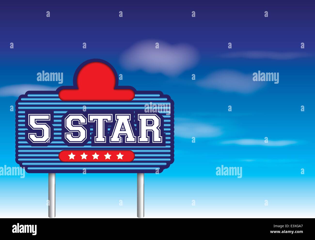 1950s style of advertising isolated on a white background, vector ...
