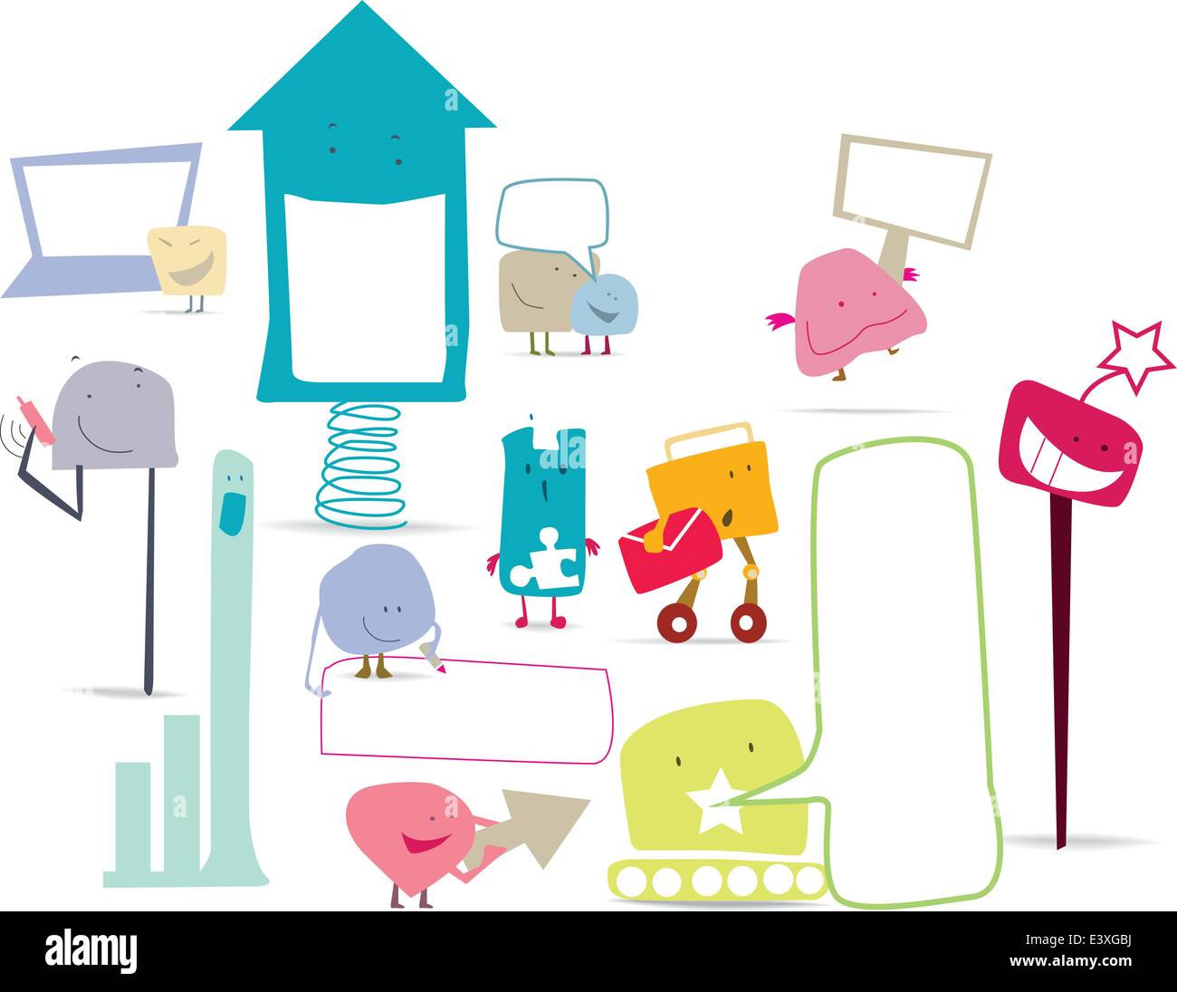 Communication solutions Stock Vector Images - Alamy