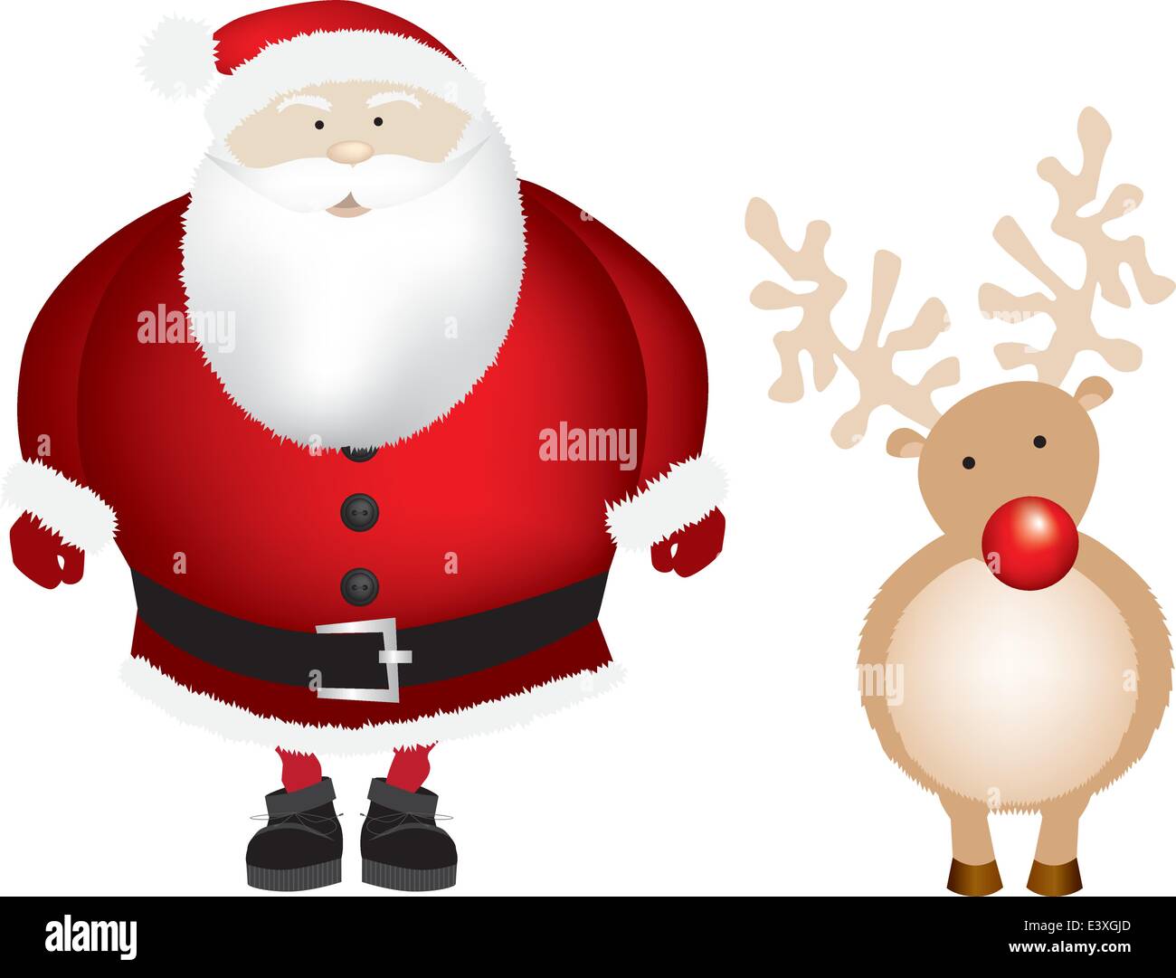 Kris kringle cartoon Stock Vector Images - Alamy