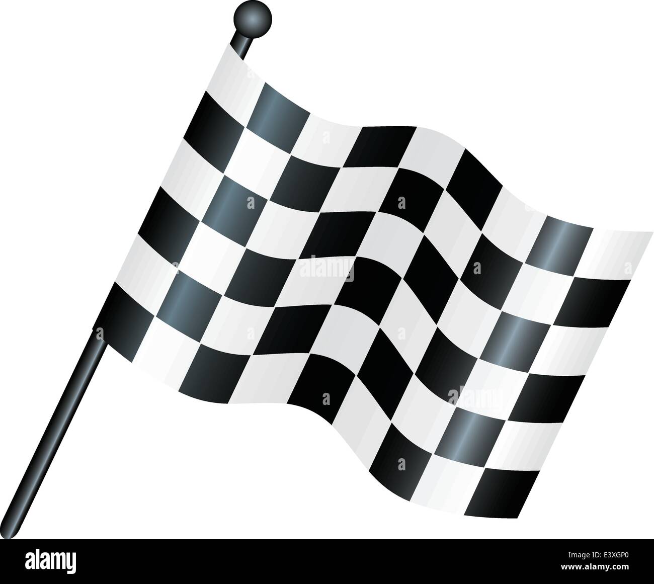 Chequered flag vector hi-res stock photography and images - Alamy