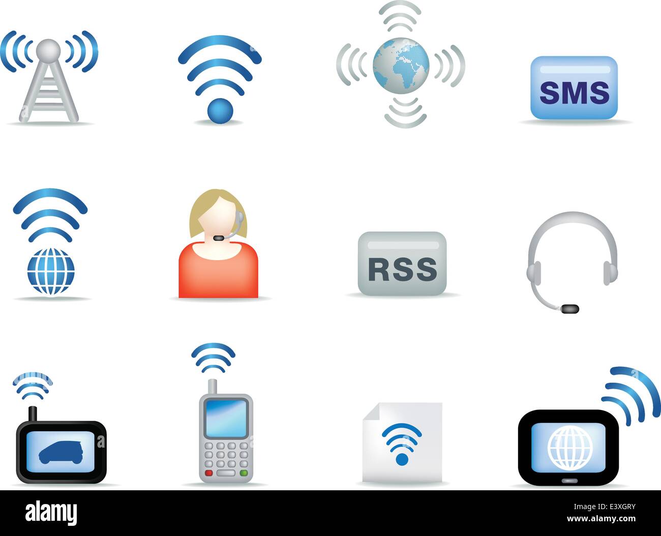 Callcentre Stock Vector Images - Alamy