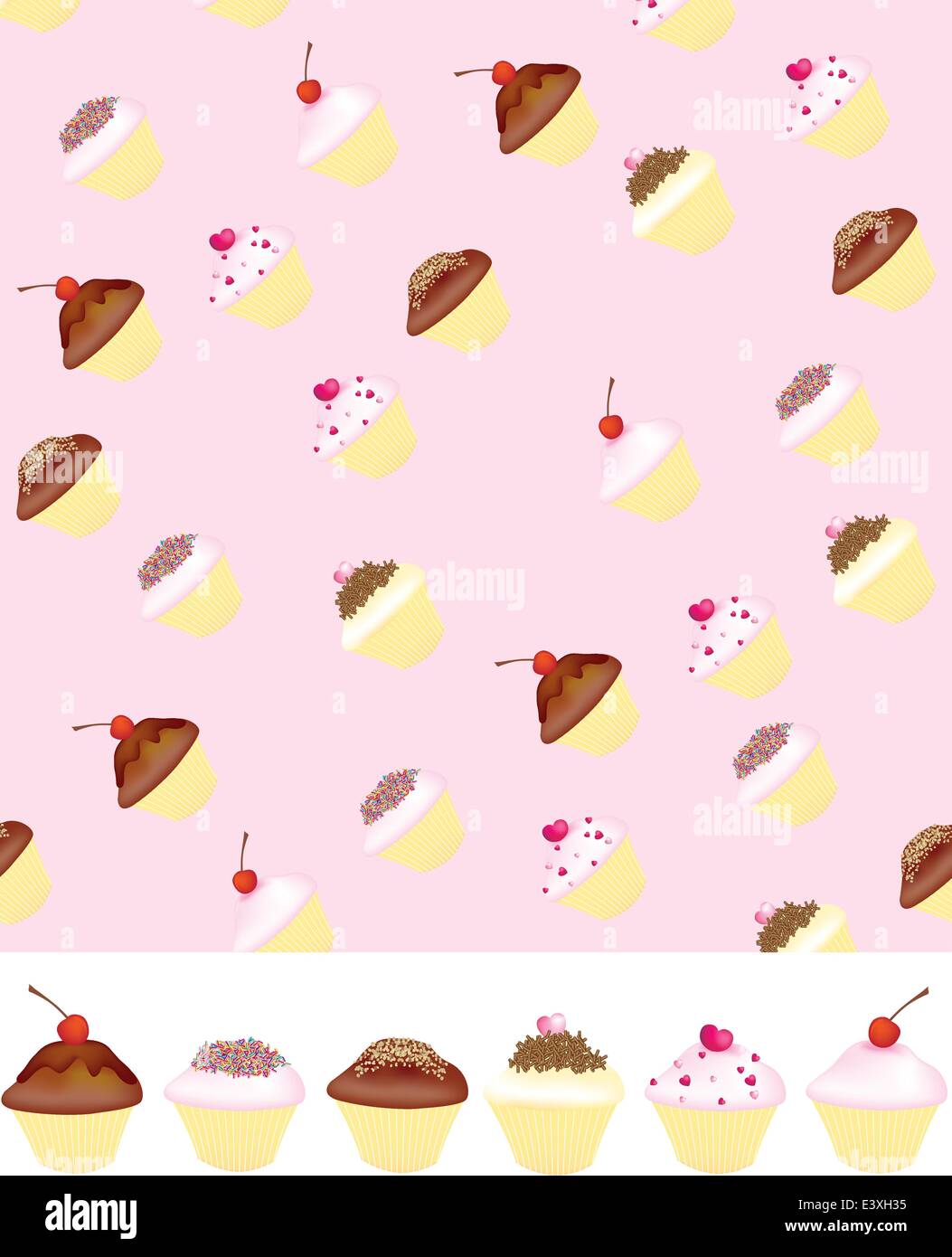 Cupcakes Wallpaper Background