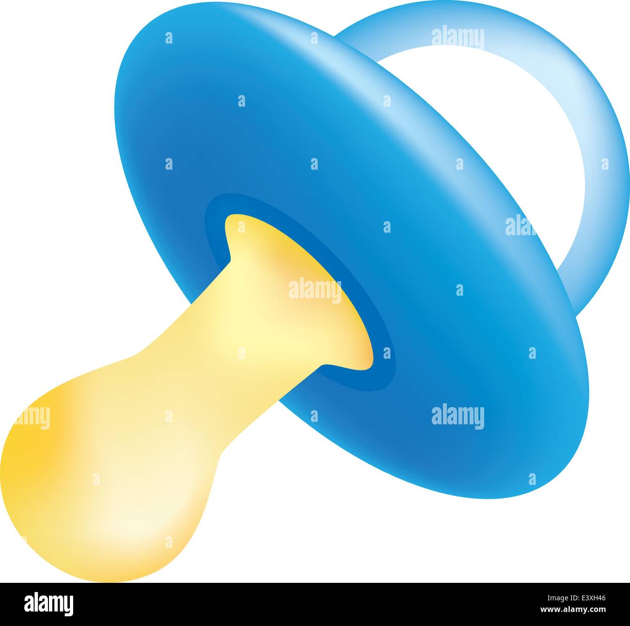 babies dummy or pacifier on a white background Stock Vector Image & Art ...