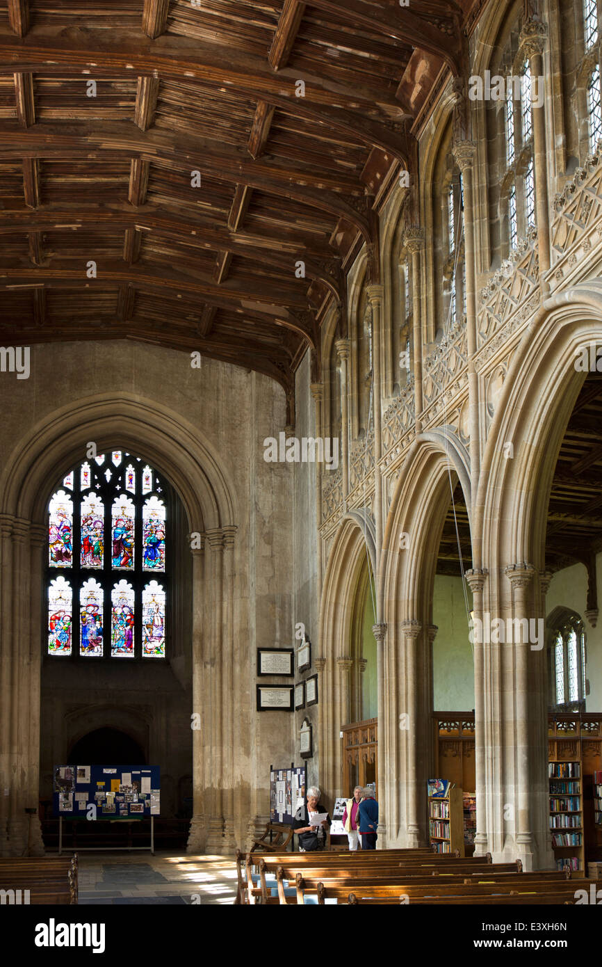 UK England, Suffolk, Lavenham, Parish Church of St Peter and St Paul ...