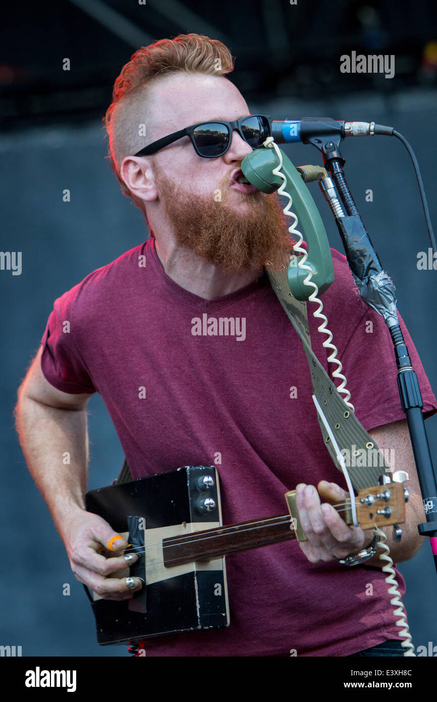 Milan, Italy. 30th June 2014. BEN MILLER BAND performs live at ...